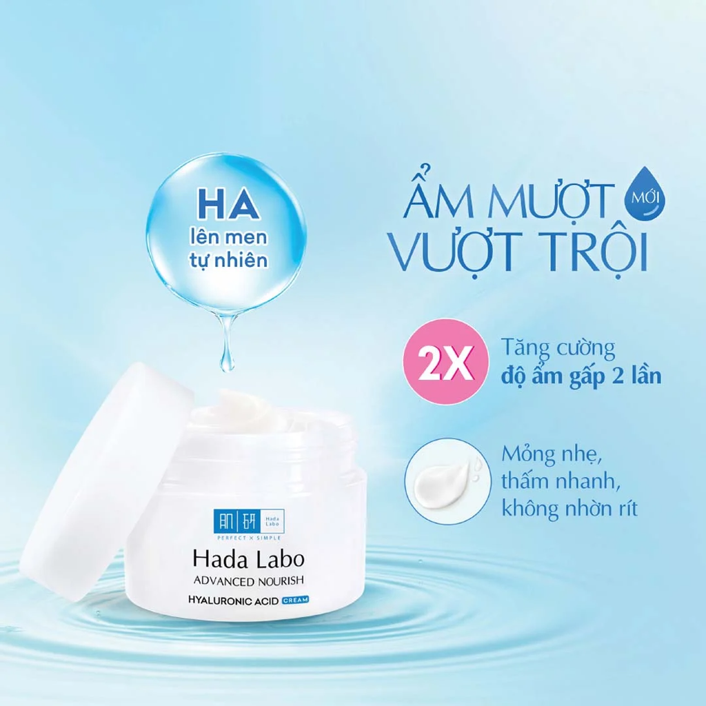Hadalabo Kem Dưỡng Advanced Nourish Hyaluronic Acid Cream 50gHadalabo Kem Dưỡng Advanced Nourish ...