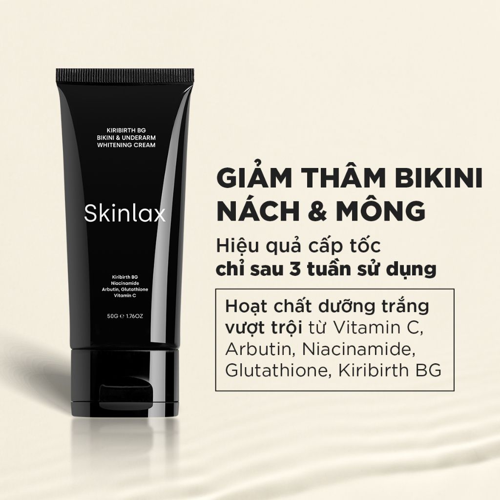 Skinlax Kem giảm thâm Kiribirth BG Bikini & Underarm Whitening Cream ...