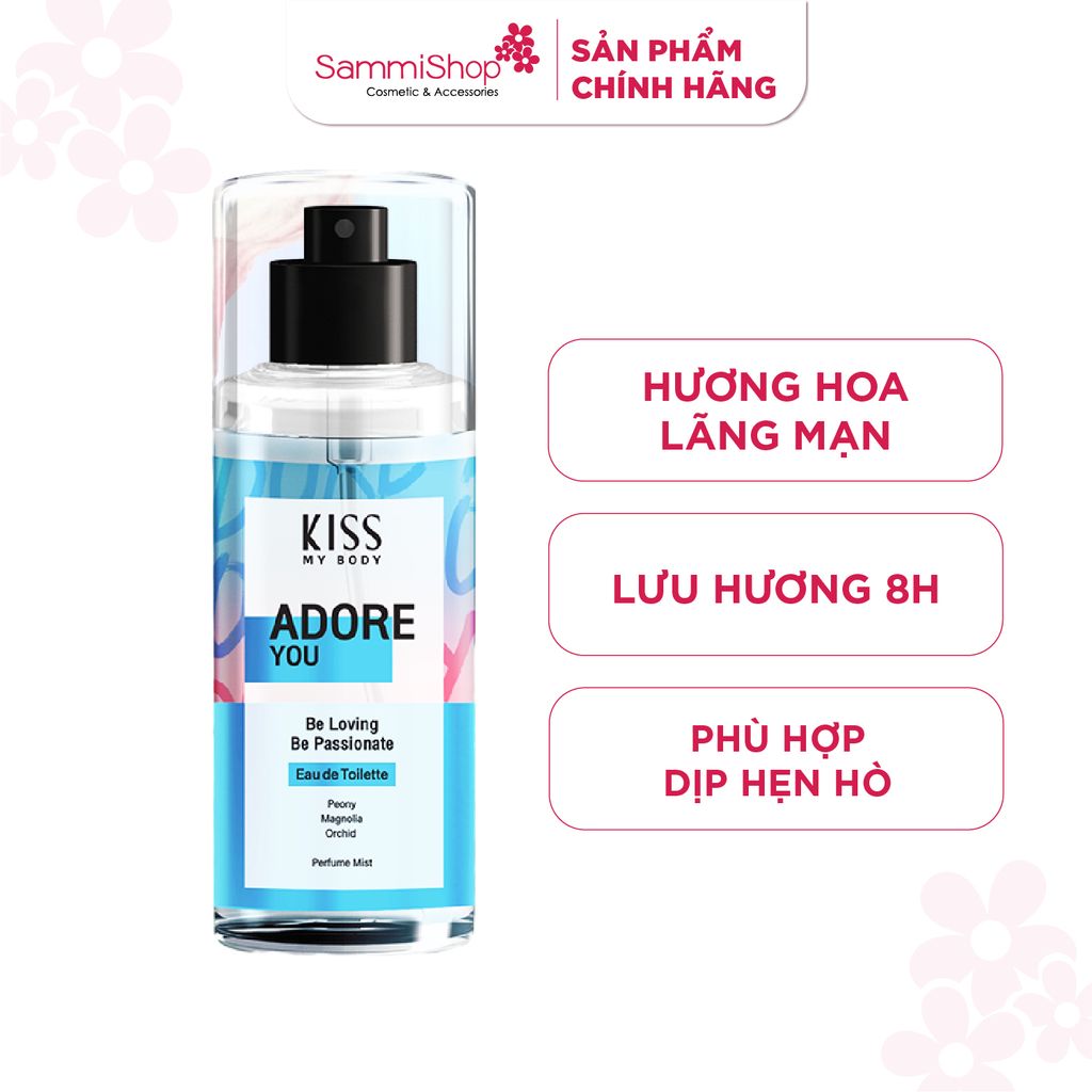 Kiss My Body Xịt thơm toàn thân Perfume MistKiss My Body Xịt thơm toàn thân Perfume Mist – SammiShop