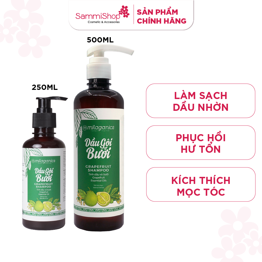 Dầu gội bưởi MilaganicsDầu gội bưởi Milaganics – SammiShop