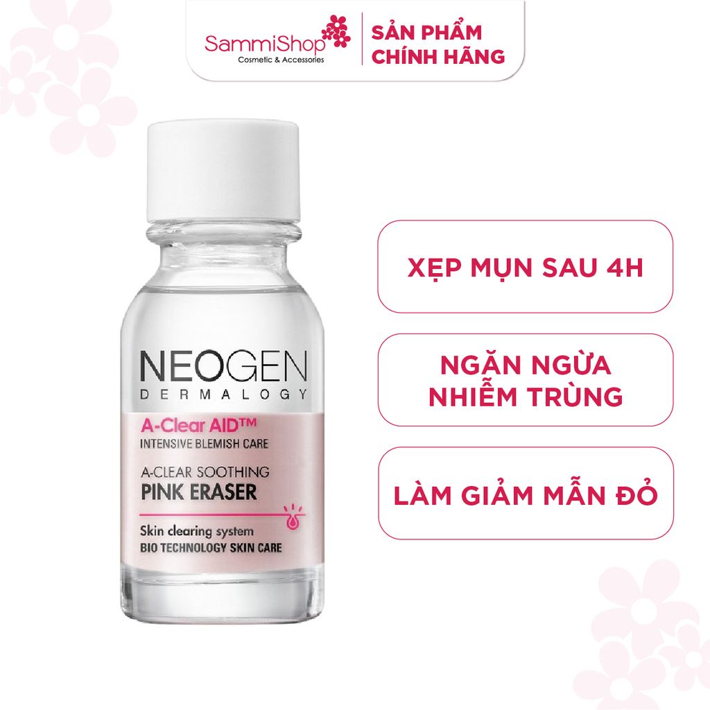 Neogen Chấm mụn A-Clear Aid Soothing Pink Eraser 15mlNeogen Chấm mụn A ...
