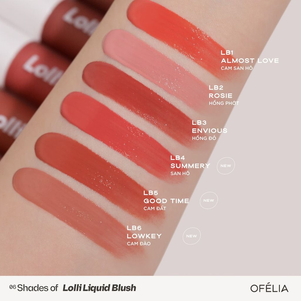 Ofelia Má hồng kem Lolli Liquid BlushOfelia Má hồng kem Lolli Liquid ...