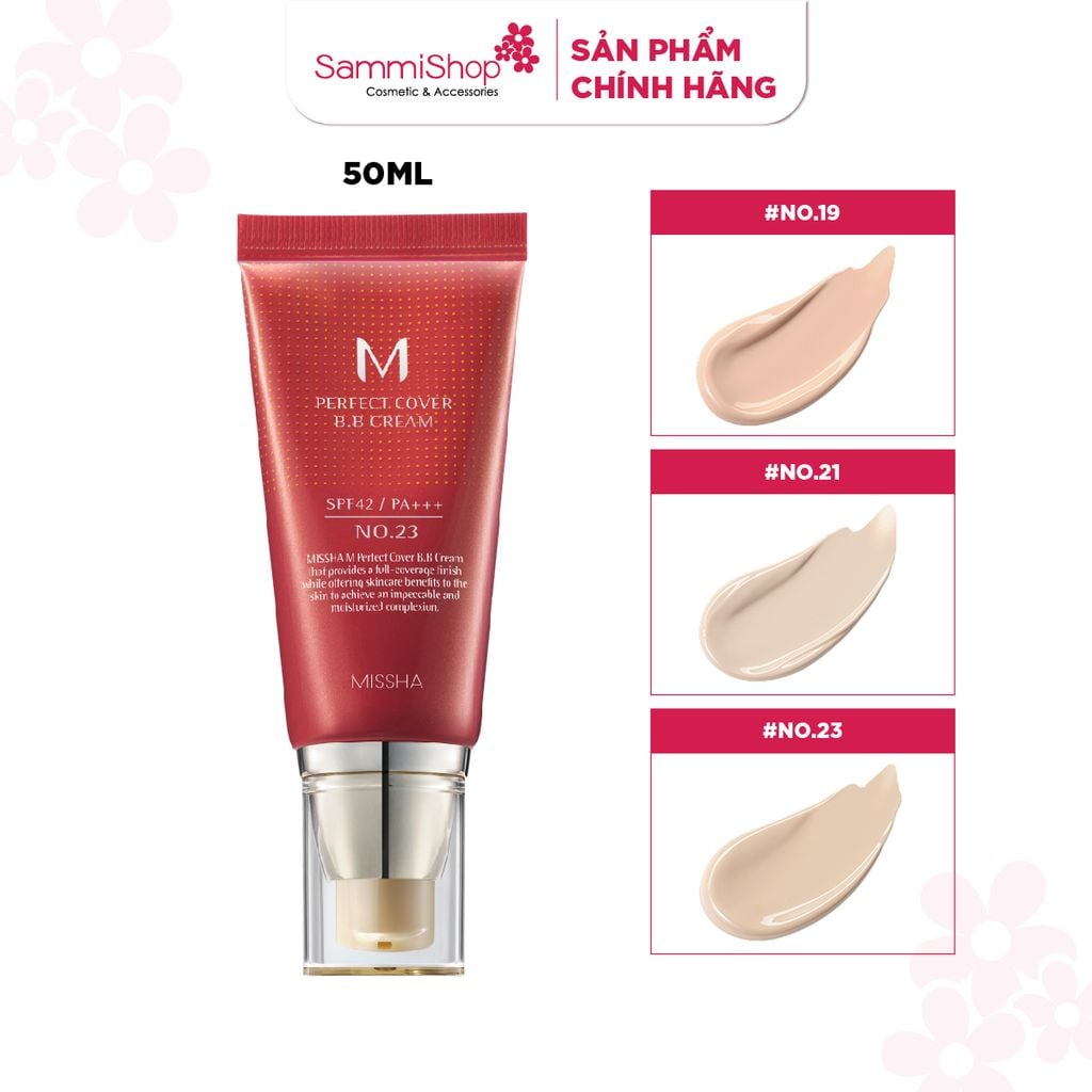 Missha Kem nền M Perfect Cover BB Cream EX SPF42 PA+++ 50mlMissha Kem ...