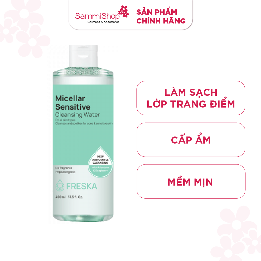 Freska Nước tẩy trang Micellar Sensitive Cleansing Water 400mlFreska ...