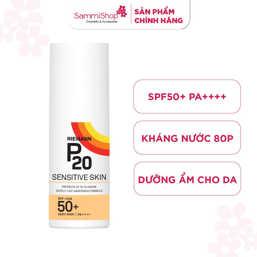 Riemann P20 Kem chống nắng Sensitive Skin SPF50+ PA++++ 100mlRiemann ...