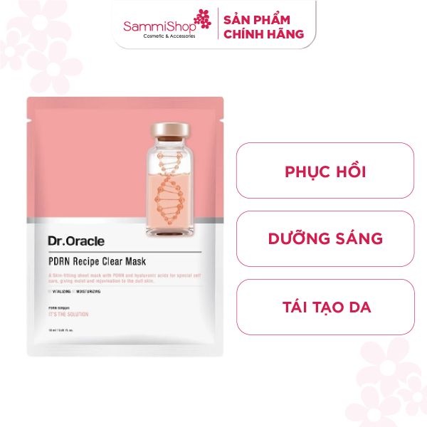 Dr.Oracle Mặt nạ PDRN Recipe Clear Mask 18mlDr.Oracle Mặt nạ PDRN ...