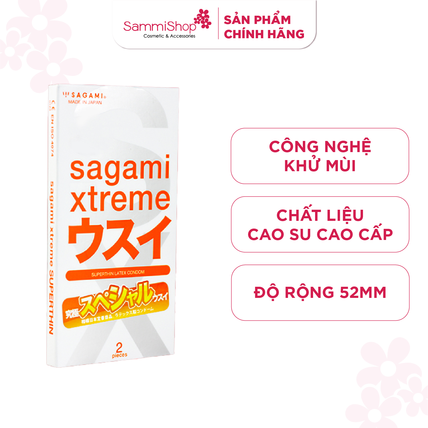 Sagami Bao cao su Xtreme Superthin (Hộp 2)Sagami Bao cao su Xtreme Superthin (Hộp 2) – SammiShop