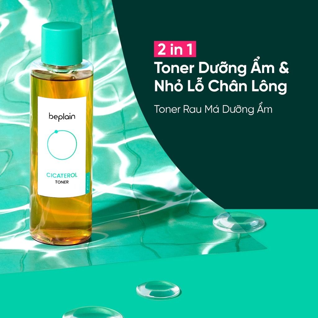 Beplain Nước hoa hồng Cicaterol Toner 200mlBeplain Nước hoa hồng ...