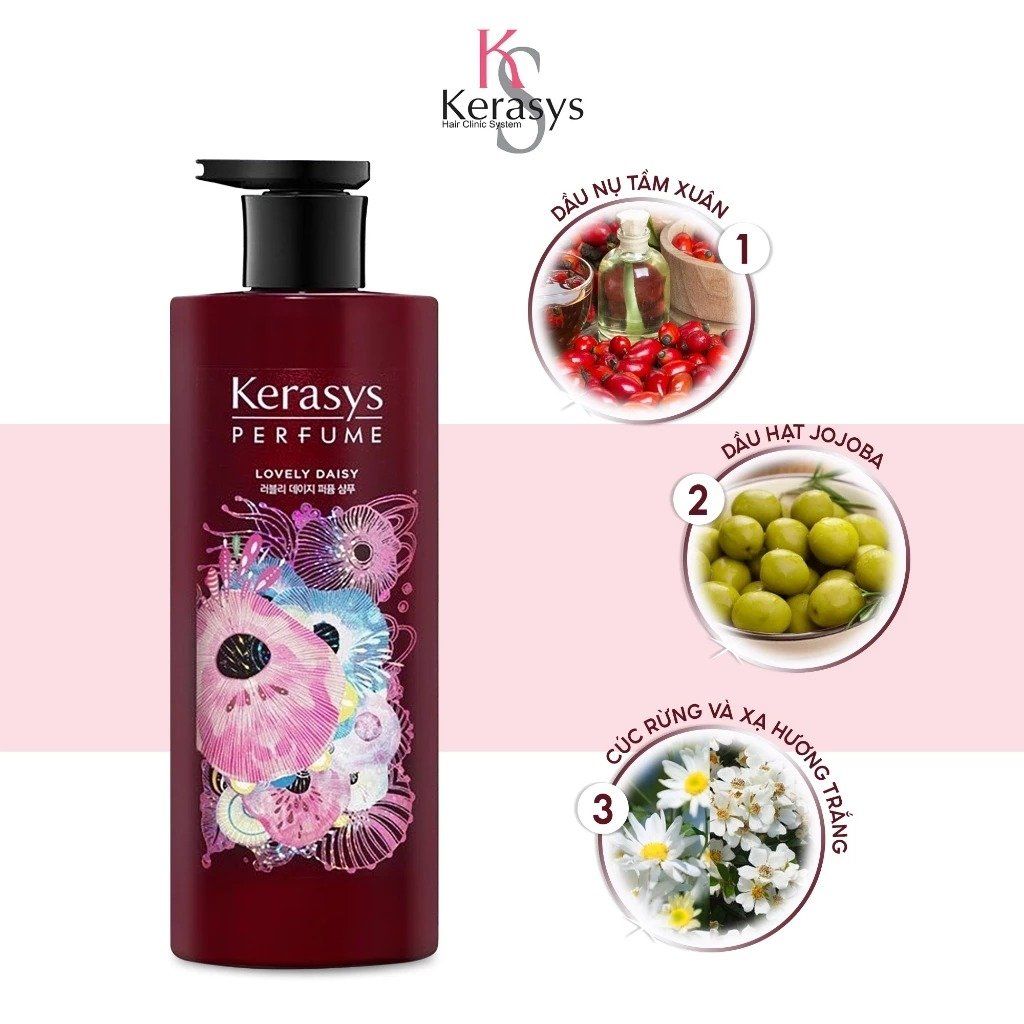 Kerasys Dầu gội Perfumed Lovely Daisy Shampoo 600mlKerasys Dầu gội ...