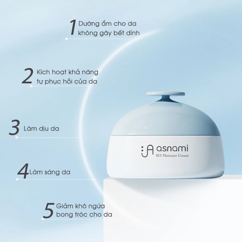 Asnami Kem dưỡng ẩm SO Moisture Cream 50gAsnami Kem dưỡng ẩm SO ...