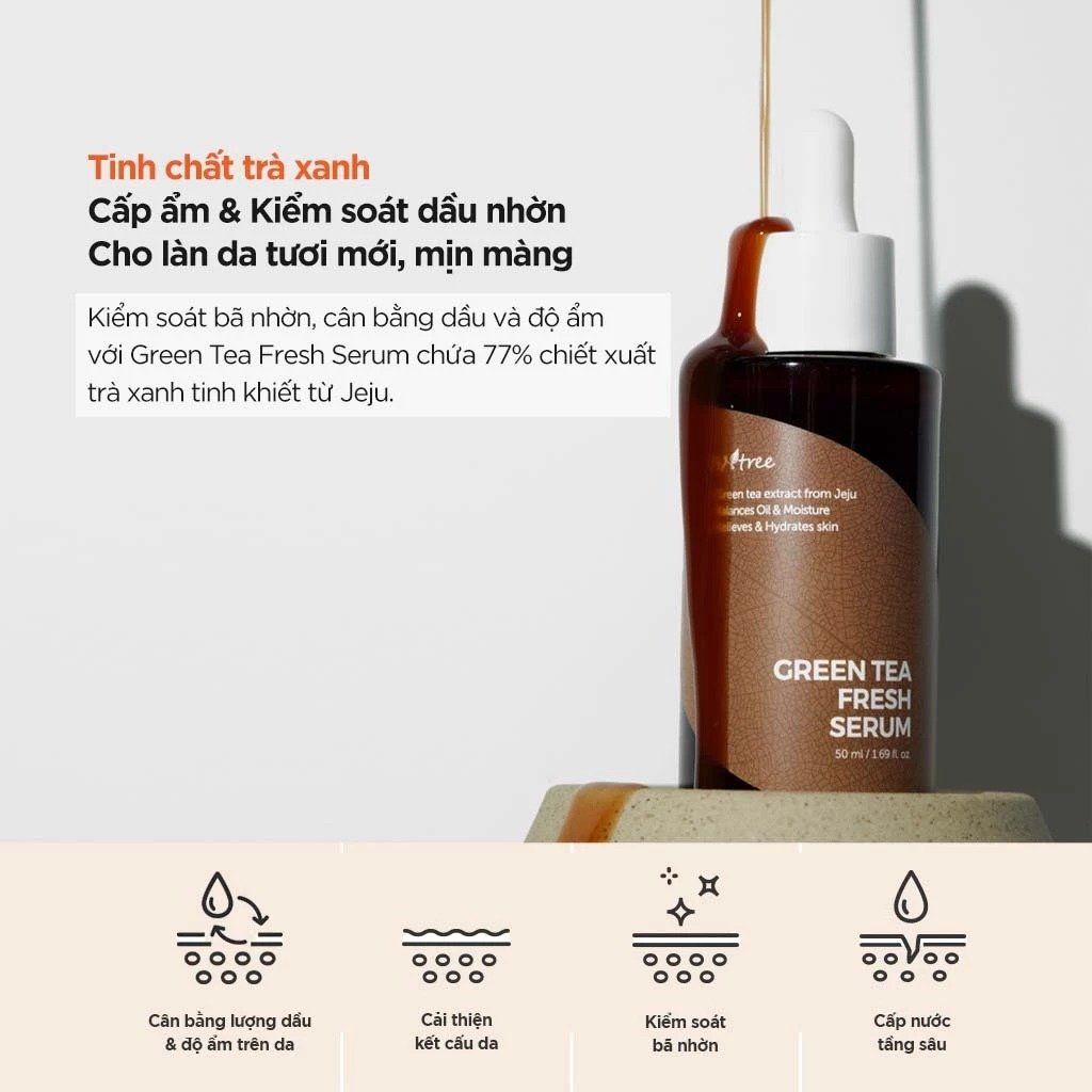Isntree Tinh Chất Green Tea Fresh Serum 50mlIsntree Tinh Chất Green Tea ...