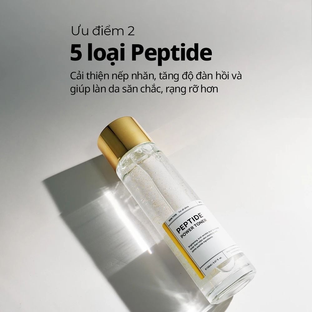 BOM Nước cân bằng Peptide Power Toner 150mlBOM Nước cân bằng Peptide ...