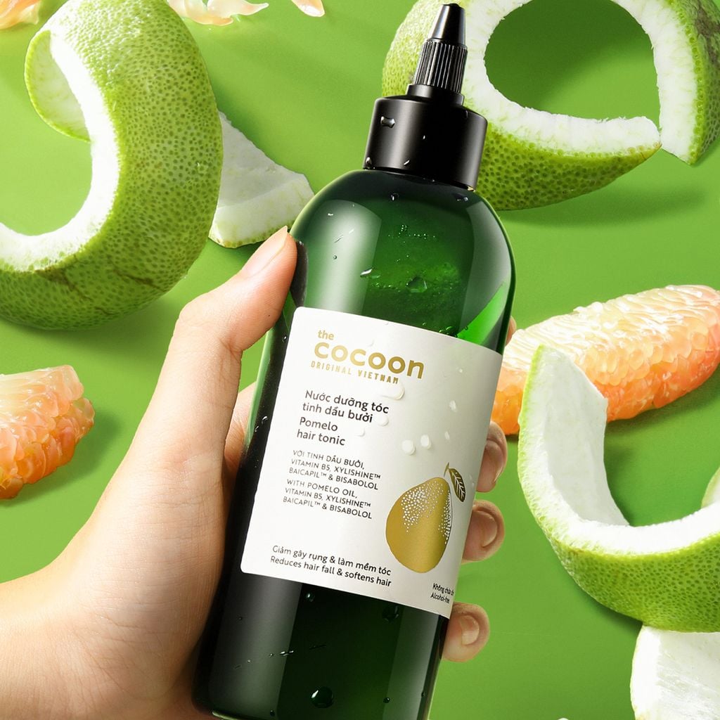 Cocoon Nước dưỡng tóc tinh dầu bưởi pomelo hair tonic 310ml - nắp ...