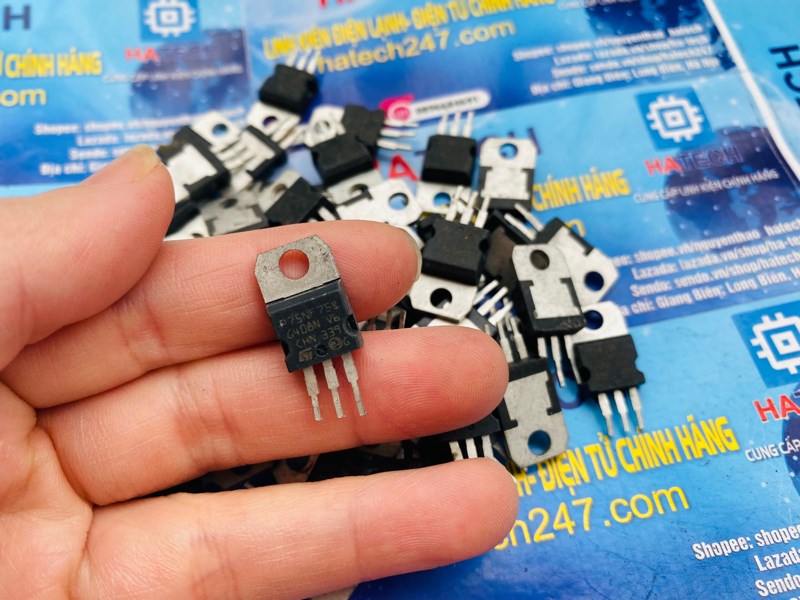 Linh Kiện P75NF758 MOSFET N CH 75V 78A TO-220 (Tháo Máy)