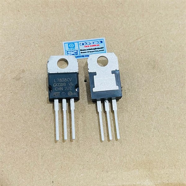 IC Nguồn L7808CV 7808 8V TO-220 Mới Chính Hãng ST 100%