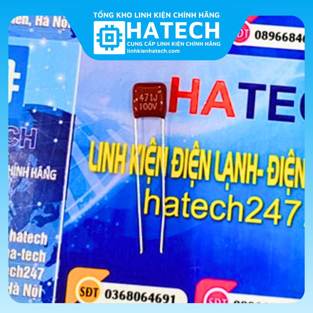 Tụ CBB 100V 471J 470pF 0.47nF 5mm