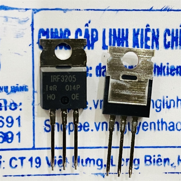 MOSFET IRF3205 Lưng Đồng mới chính hãng 3205 TO-220 55V 110A