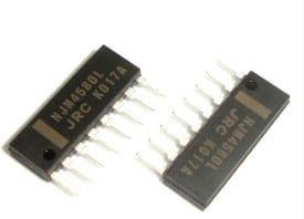 IC Opto NJM4580L NJM4580 4580 Sip-8 chân cắm đứng chính hãng JRC