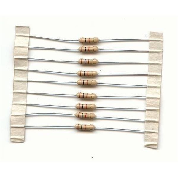 50 điện trở 15R 1/4W 5% hàng xịn chân đồng to 15ohm ôm