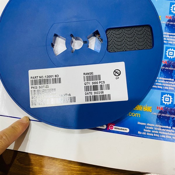 Transistor 13001 8D dán SOT-23 NPN 200mA 400V mới chính hãng