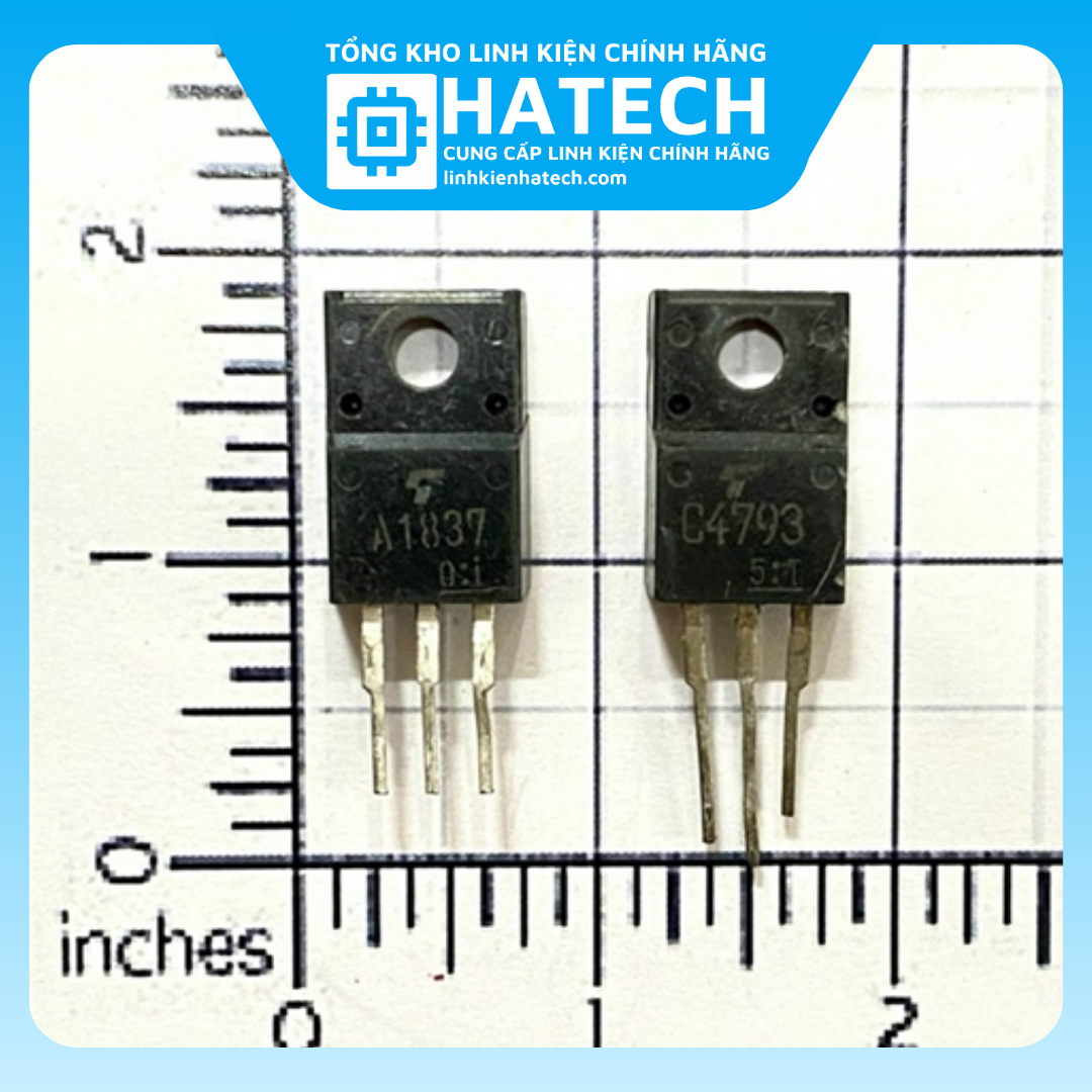 Cặp Linh Kiện A1837 C4793 1837 C4793TRANSISTOR 230V 1A (Tháo Máy)