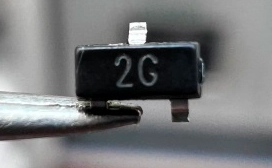 Linh kiện Transistor smd code 2G BC850C 850 NPN 45V 100mA Gói 20 Con