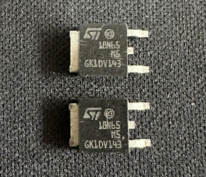 Linh kiện Mosfet dán 18N65M5 STD18N65M5 15A 650V