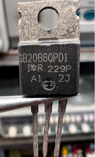 Linh kiện IGBT GB20B60PD1 GB20B60 20A 600V To 220 (Tháo máy)