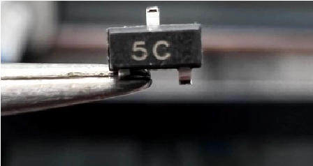 Linh kiện TRANSISTOR SMD CODE 5C BC807 PNP 0.5A 45V SOT-23 DÁN