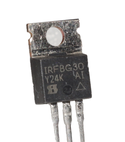 Linh kiện IRFBG30 MOSFET 1000V 3.1A kênh N TO-220 chính hãng