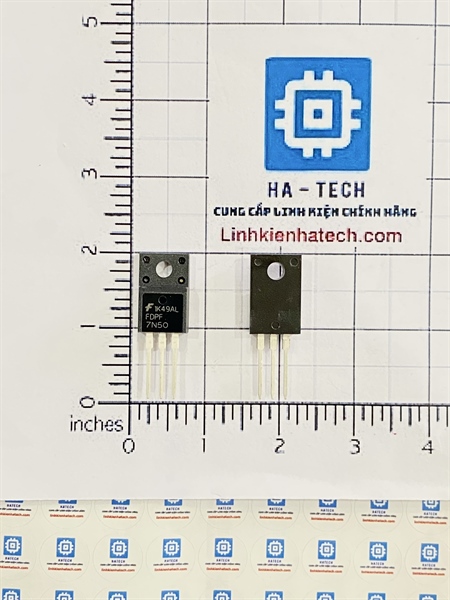 Linh kiện FDPF7N50 7N50 Mosfet Kênh-N 7A 500V TO-220 mới chính hãng