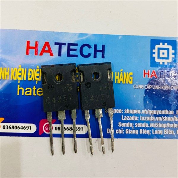 Linh kiện C4237 2SC4237 tháo máy Transistor NPN 10A 800V TO-3P