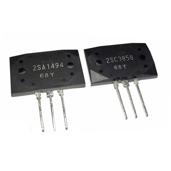 Linh kiện 2SA1494 2SC3858 A1494 C3858 Cặp Sò Âm Ly SANKEN Tháo Máy