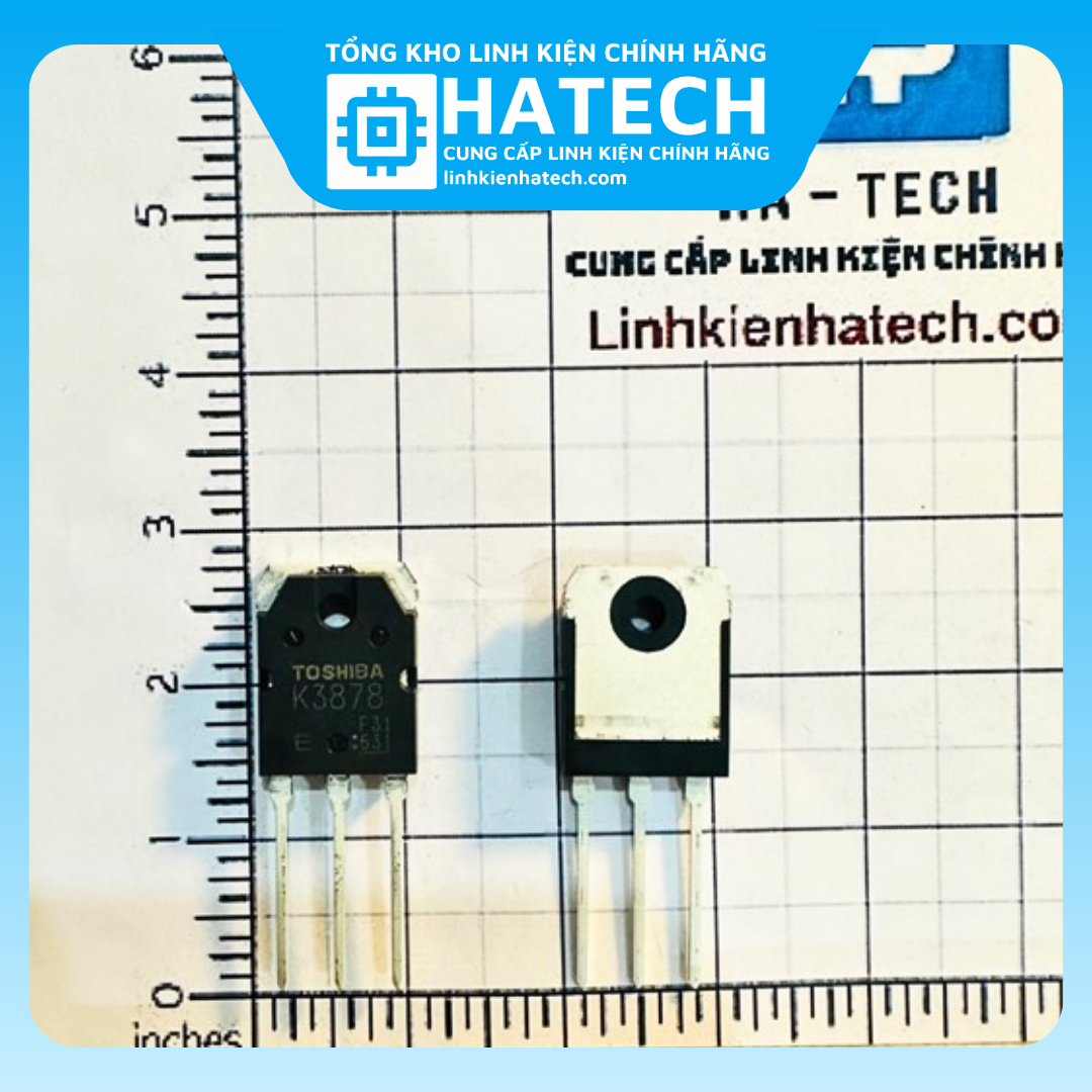 Linh kiện K3878 2SK3878 Mosfet Kênh-N 9A 900V TO-3P mới chính hãng