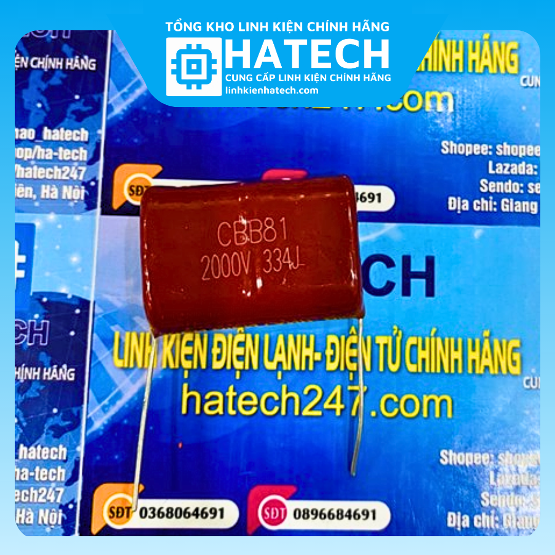 Tụ CBB CBB22 334J 2000V 0.33uF 15mm