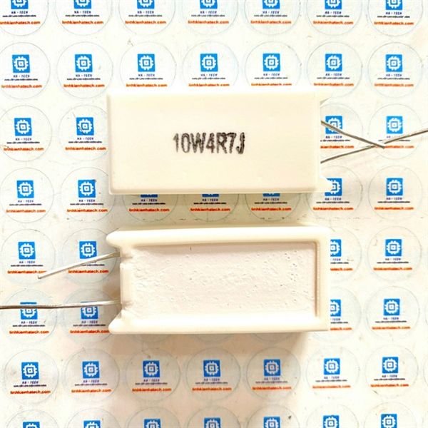 Điện trở sứ 4.7R 4R7 4R7J 10W chân đứng hàng chính hãng mới