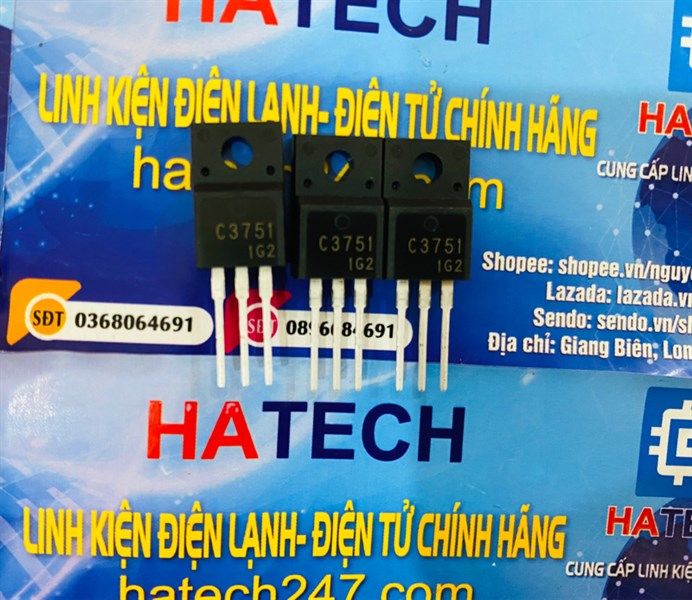 Transistor NPN 2SC3751 3751 C3751 TO220 mới chính hãng 100%