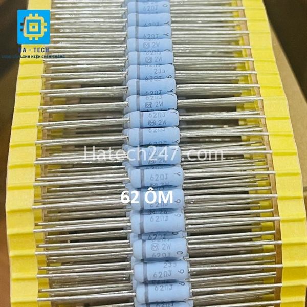 Túi 30 chiếc Điện trở cắm 2W 62R mới chính hãng Panasonic