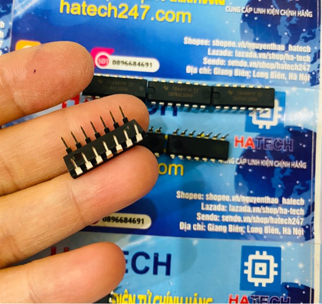 IC SỐ 74HCU04 SN74HCU04N chân cắm DIP-14 mới chính hãng 100%