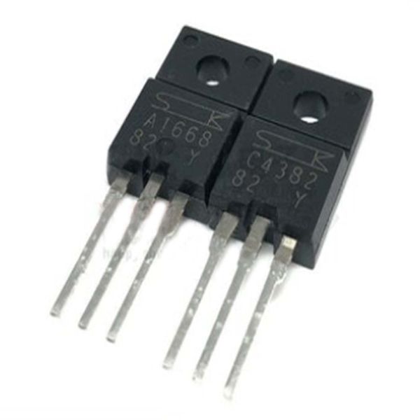 Cặp sò A1668(2SA1668-PNP) và C4382(2SC4382-NPN) 200V/2A TO-220F