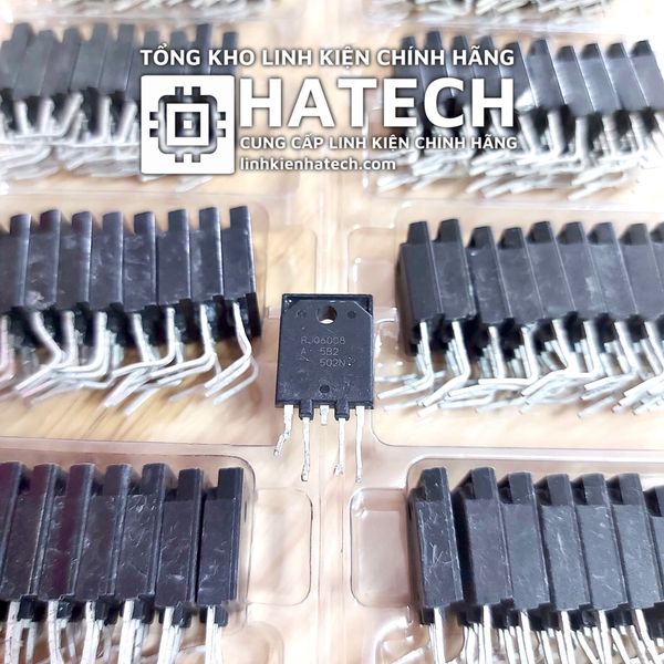 IGBT N-CHANNEL RJQ6008 6008 10A 600V TO-3P Tháo Máy