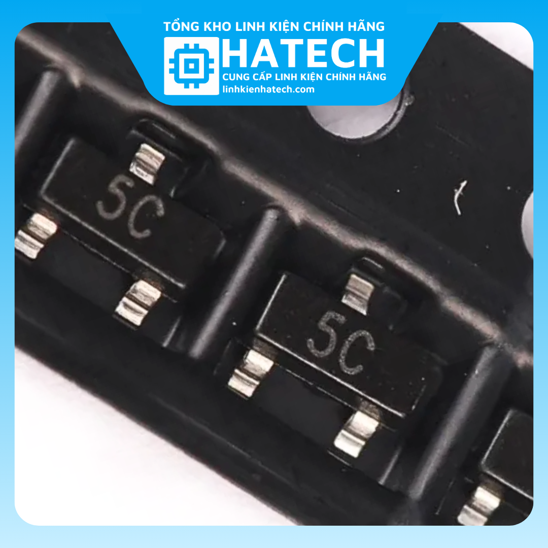 BC807-40 5C PNP Transistor 0.5A 45V SOT-23 chính hãng NXP