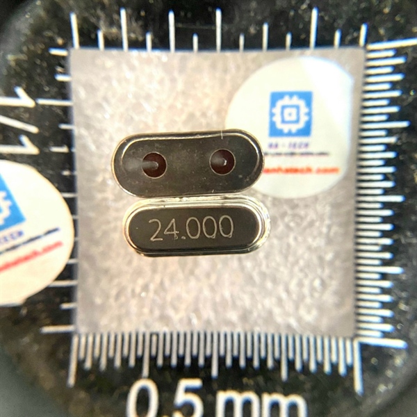 Thạch anh vỏ sắt 2 chân 24MHz T24 24.000 24M hàng chính hãng