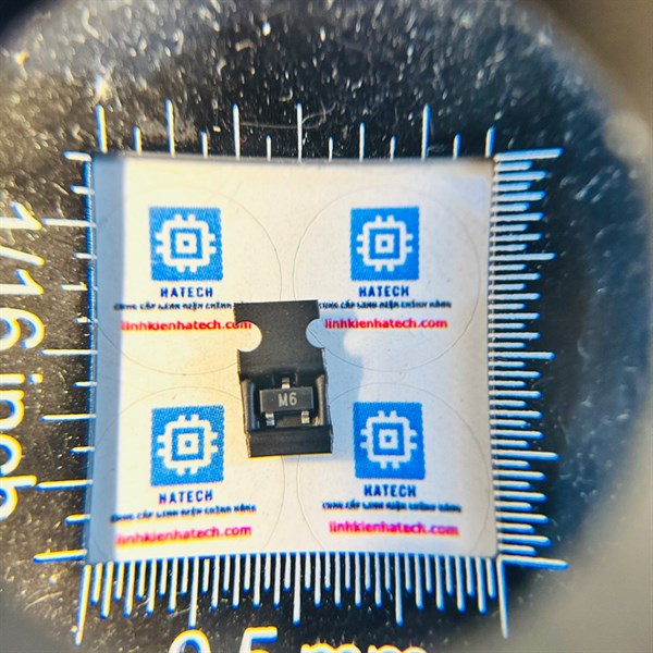 Transistor NPN dán M6 S9015 9015 0.1A 45V SOT-23 mới chính hãng