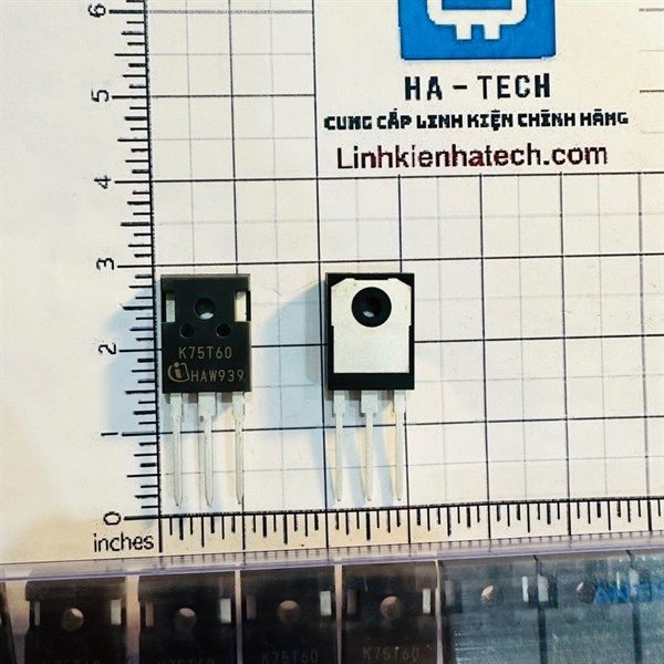 Linh kiện IGBT K75T60 IKW75N60T 600V 75A TO-3P mới chính hãng Infineon