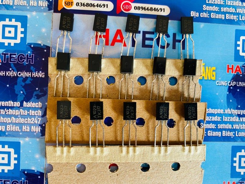 A1023 2SA1023 KTA1023 PNP Transistor 0.8A 120V TO-92L chính hãng KEC