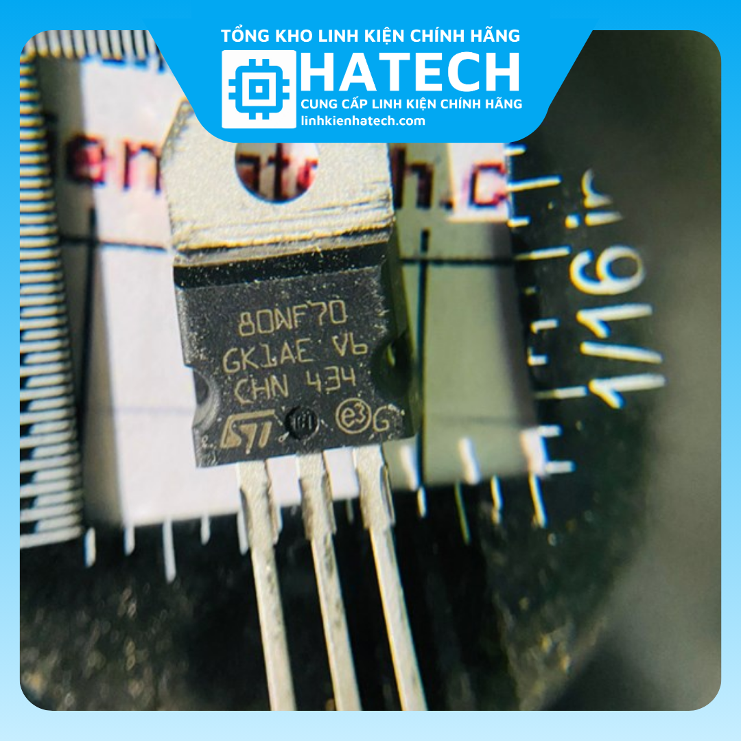 Linh kiện STP80NF70 80NF70 mới chính hãng lưng đồng