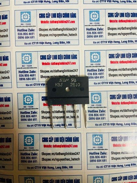 Túi 5 Chiếc Chỉnh Lưu Cầu - Diode Cầu GBJ2510 2510 25A 1000V SIP-4 Mới