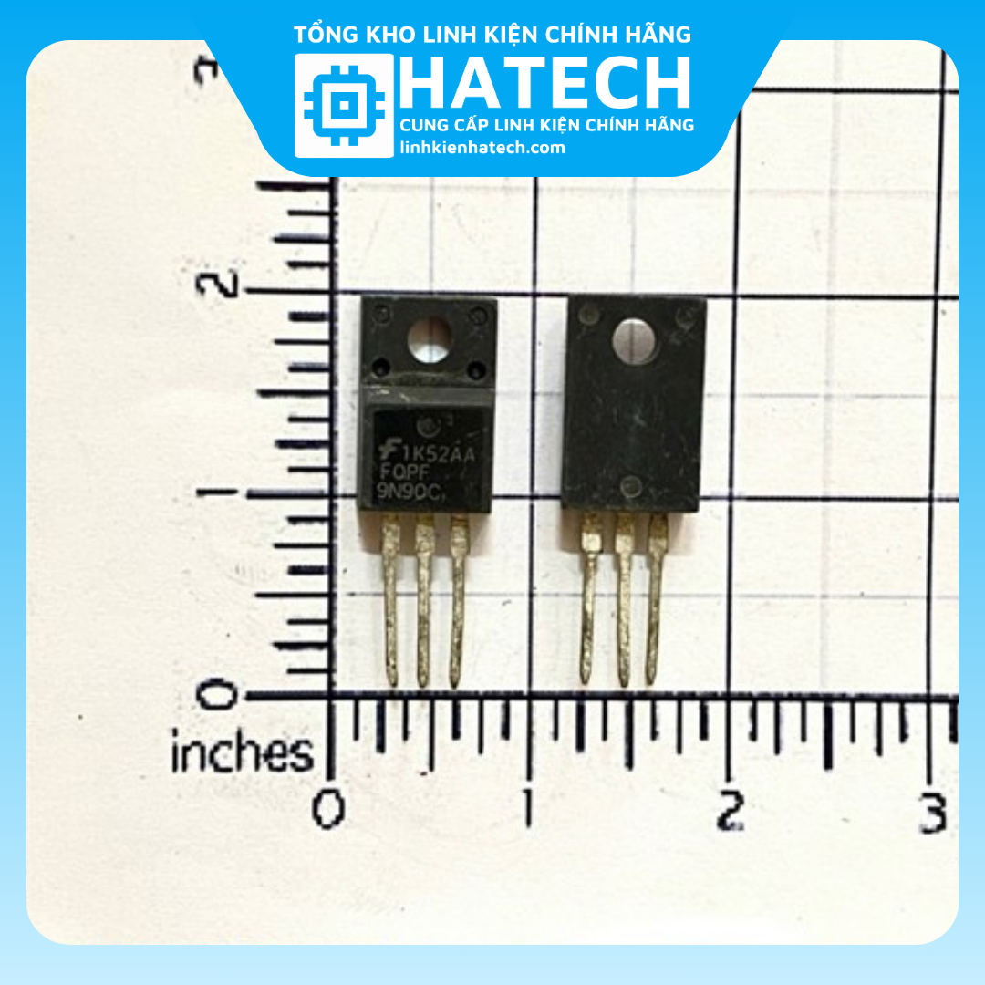 Linh kiện Chuyên Dụng Mosfet kênh N FQPF9N90C 9N90C TO-220F 900V 9A th
