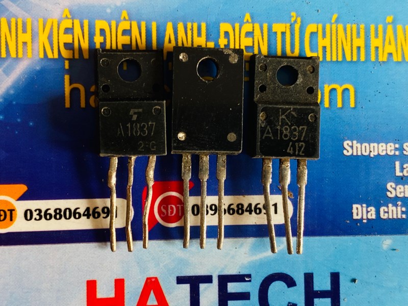 Túi gồm 10 Cặp (20 chiếc) Linh Kiện A1837 C4793 1837 4793 TRANSISTOR 2